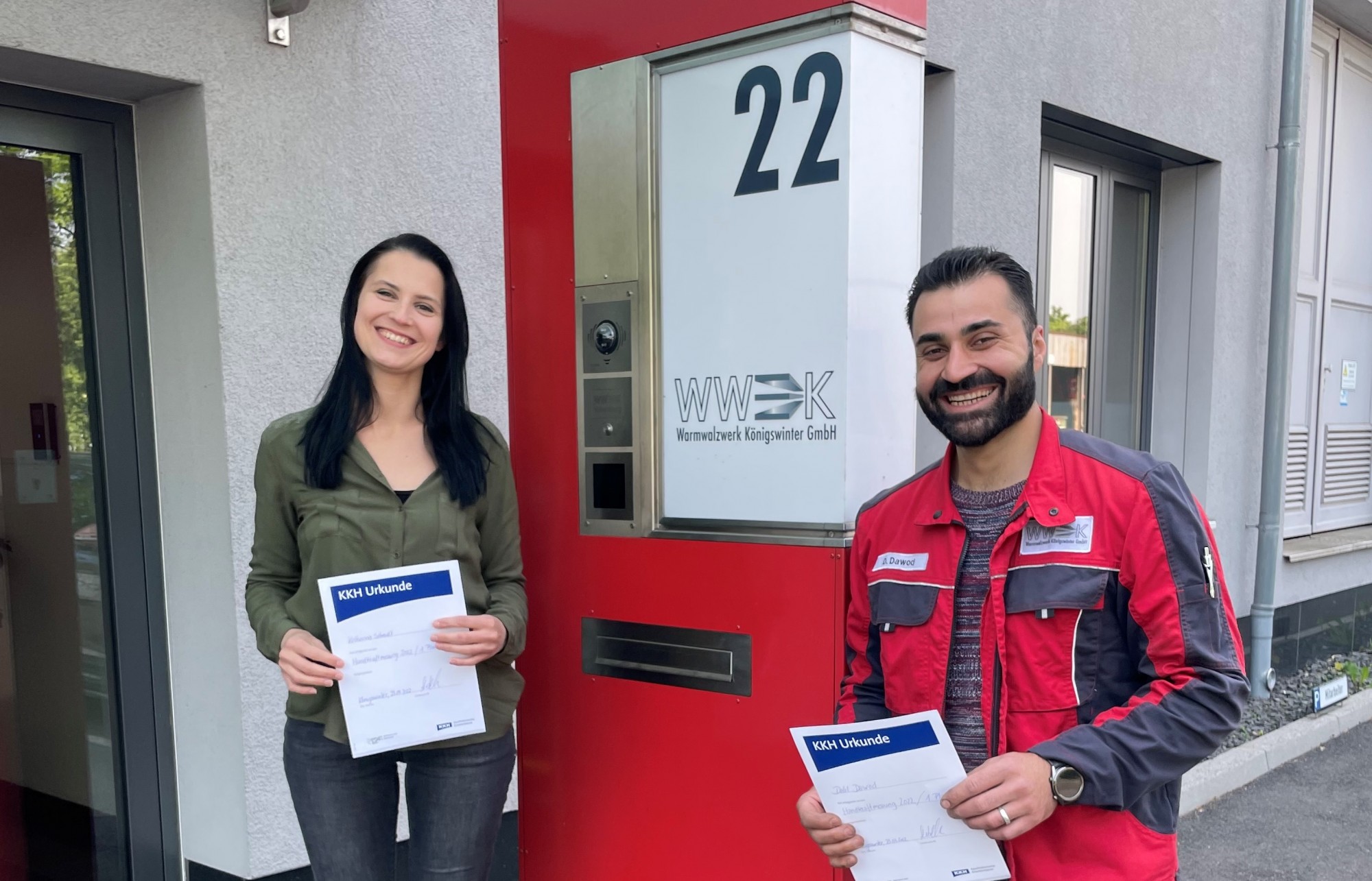 Wir gratulieren den stärksten Händen der WW-K - WW-K Warmwalzwerk ...